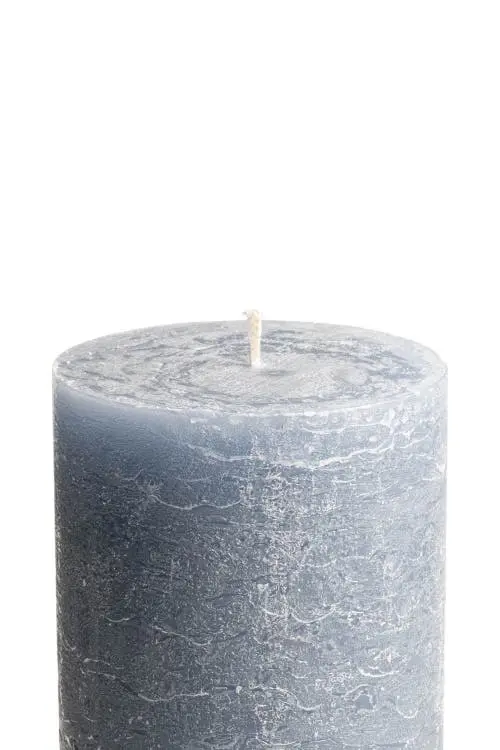 ZSA ZSA ZSU Deurne Pillar Candle 5 In Set Of 2 - Blue