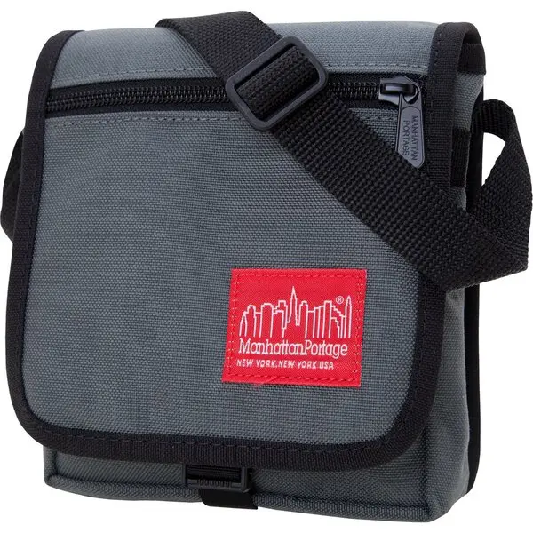 MANHATTAN PORTAGE Mini East Village Crossbody Bag - Grey