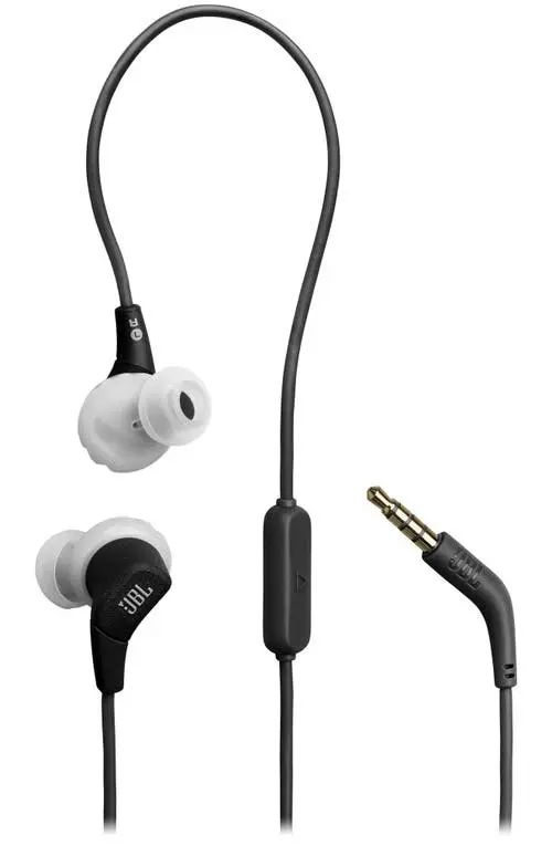 JBL Endurance Run 3 In-ear 3.5mm Wired Sport Headphones - Black