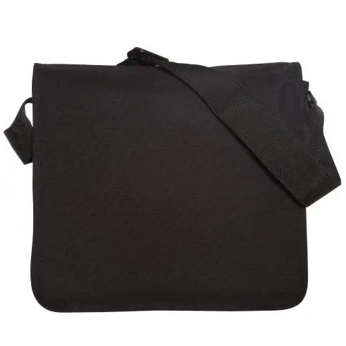 MANHATTAN PORTAGE Reflective Dj Messenger Bag - Black