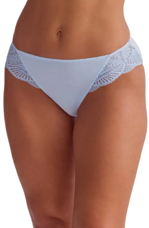Fleur't Belle Epoque Lace Trim Microfiber Briefs - Heaven
