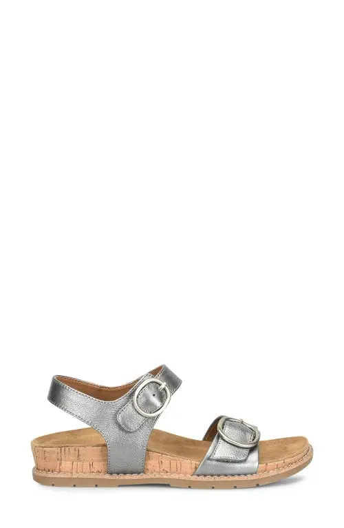 COMFORTIVA Slingback Platform Wedge Sandals - Warmstone