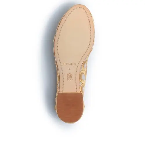Bernardo Costa Ballet Flat - Gold