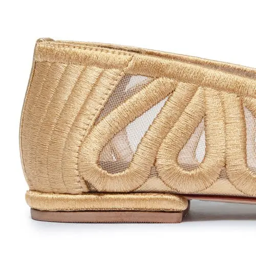 Bernardo Costa Ballet Flat - Gold