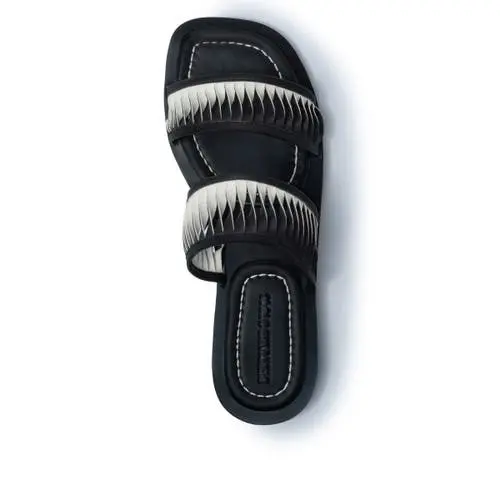 Bernardo Andorra Flat Sandal - Black