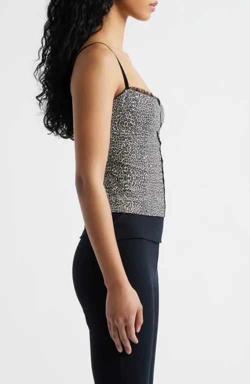 BELLA VENICE Leopard Corset Top - Cheetah