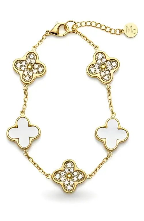 MACRAE & CO. Clover Station Bracelet - Gold