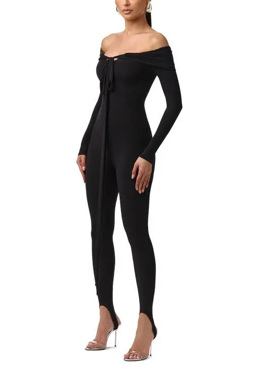 Naked Wardrobe Off-the-shoulder Jumpsuit