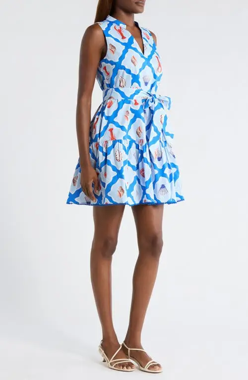 SUGARLIPS Lobster Bay Sleeveless Mini Dress