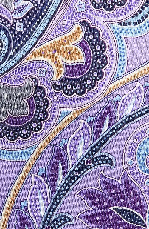 Nordstrom Paisley Jacquard Silk Neck Tie - Purple