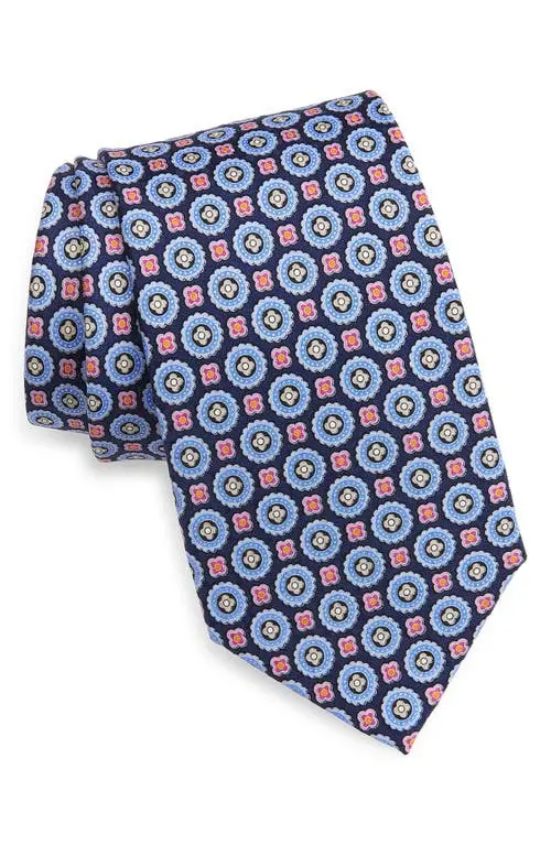 Nordstrom Jacquard Silk Neck Tie - Navy