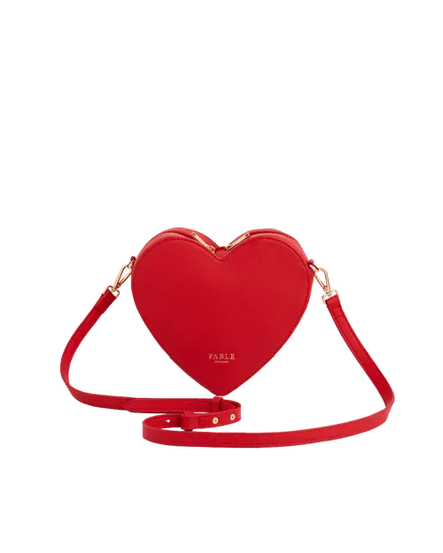 FABLE ENGLAND Penelope Heart Crossbody Purse