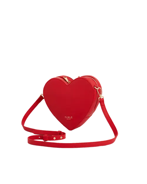FABLE ENGLAND Penelope Heart Crossbody Purse