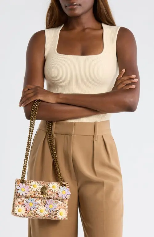 Kurt Geiger Mini Kensington Floral Convertible Shoulder Bag