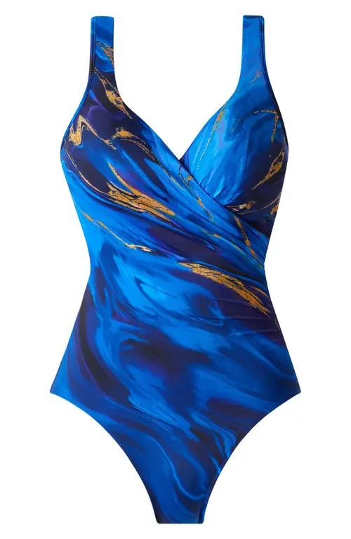 Miraclesuit Faux Wrap One-piece Swimsuit