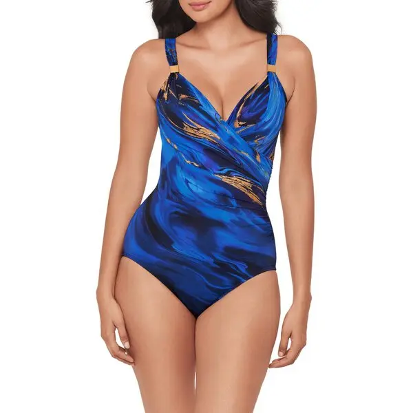 Miraclesuit Stellar Nova Siren One-piece Swimsuit - Blue Multi