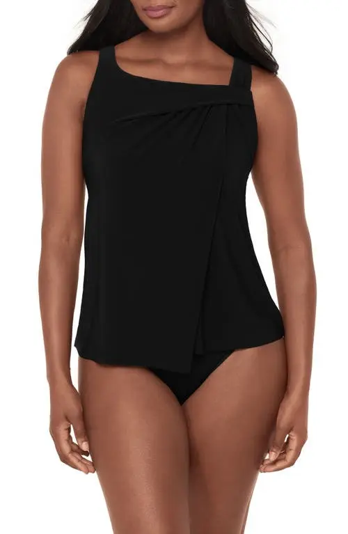 Miraclesuit Rock Solid Atria Tankini Top - Black