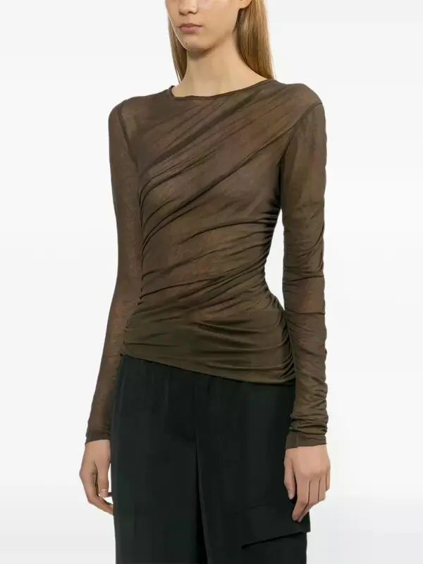 Helmut Lang Draped Top