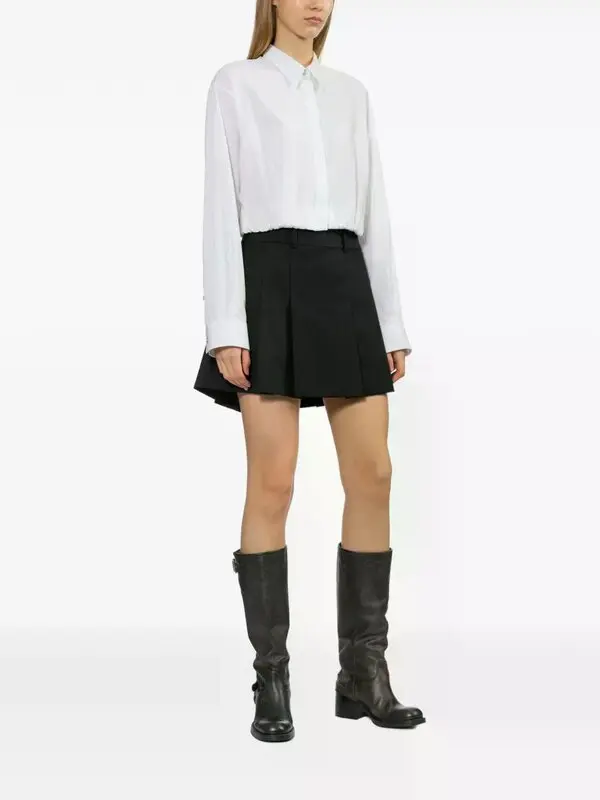 Helmut Lang Pleated Mini Skirt