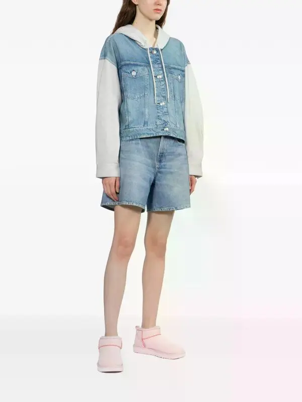Rag & Bone Miramar Kaia Denim Shorts - Blue