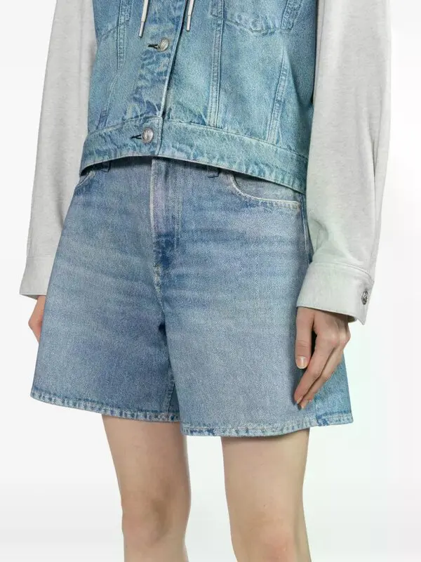 Rag & Bone Miramar Kaia Denim Shorts - Blue