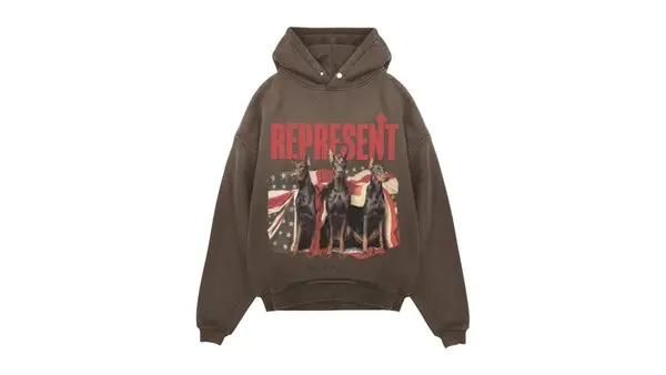 REPRESENT Dream On Tour Hoodie - Brown