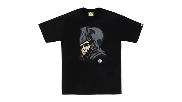 A BATHING APE Glitter General Tee Shirt - Black