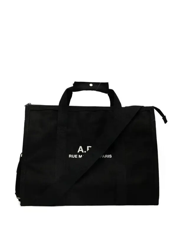 A.p.c. Logo Tote Bag - Black