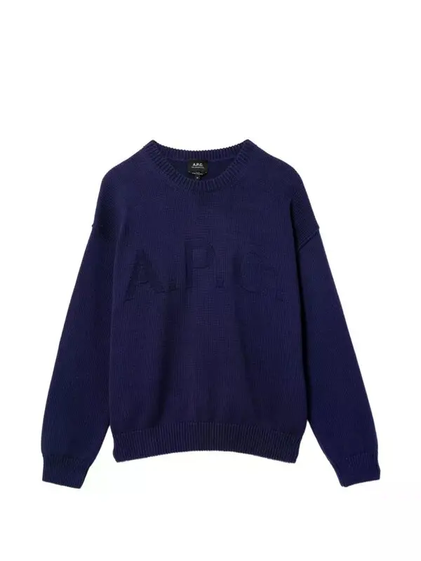 A.p.c. Logo Crewneck Sweater