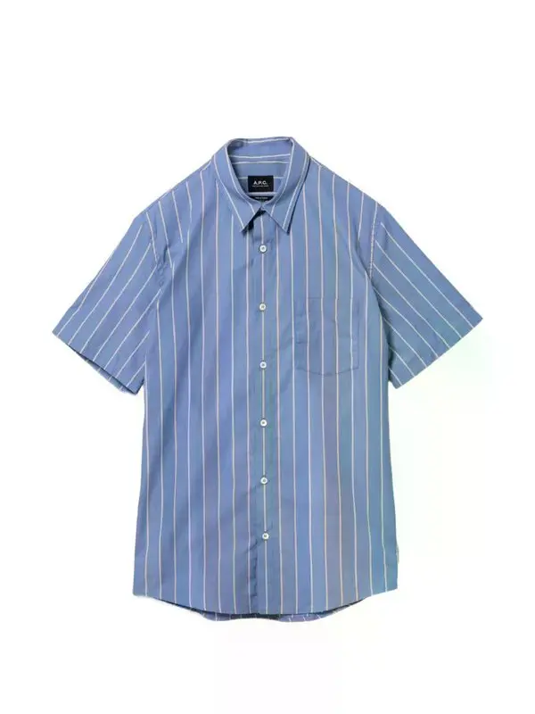 A.p.c. Striped Pocket Shirt