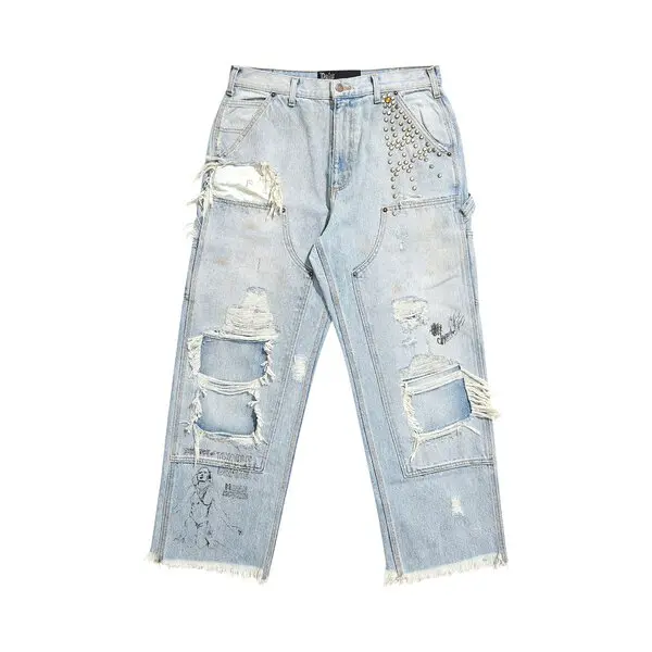 PALY HOLLYWOOD Busted Double Knee Jeans