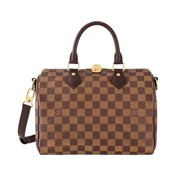 LOUIS VUITTON Speedy Bandouliere 25 Damier Ebene Canvas - Brown