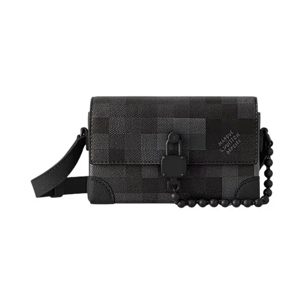 LOUIS VUITTON Steamer Wearable Wallet 'damoflage Canvas - Black