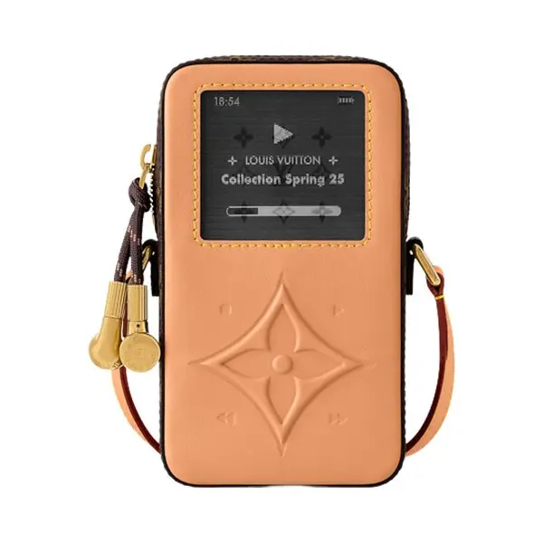 LOUIS VUITTON Music Player Wearable Wallet 'brown Monogram Canvas - Orange