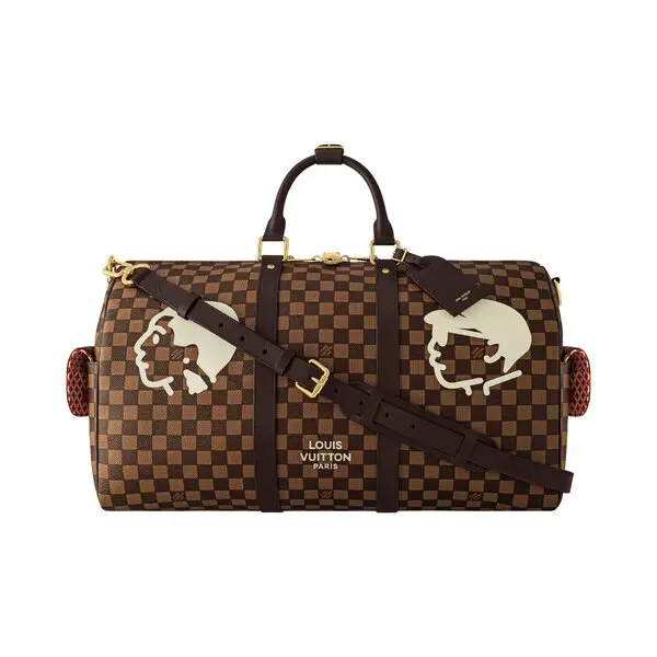 LOUIS VUITTON Keepall Bandoulière 50 - Brown