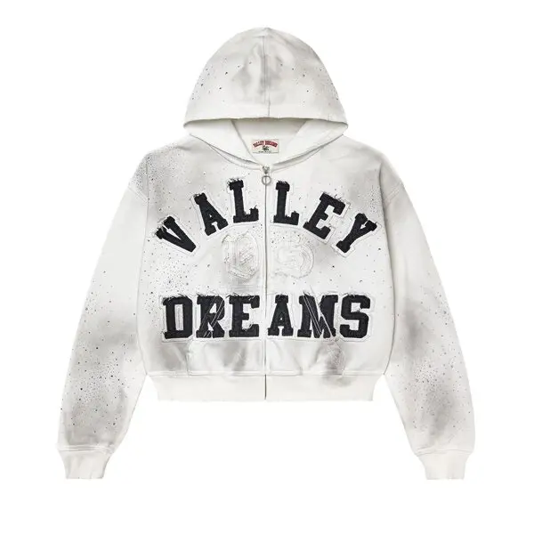 VALE FOREVER Classico Zip-up Hoodie - White