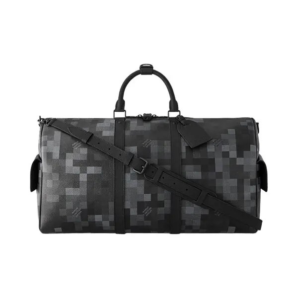 LOUIS VUITTON Keepall Bandouliere 50 - Black