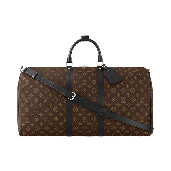 LOUIS VUITTON Keepall Bandoulière 55 Monogram Canvas - Brown