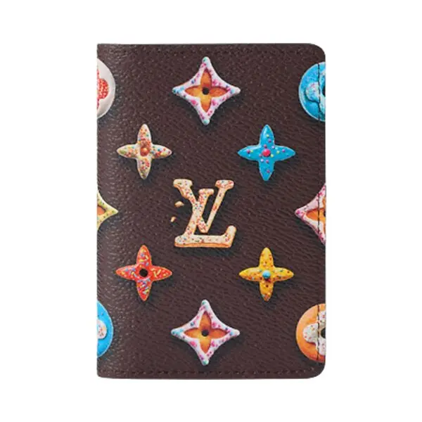 LOUIS VUITTON Pocket Organizer 'chocolate Monogram Donuts Canvas - Brown