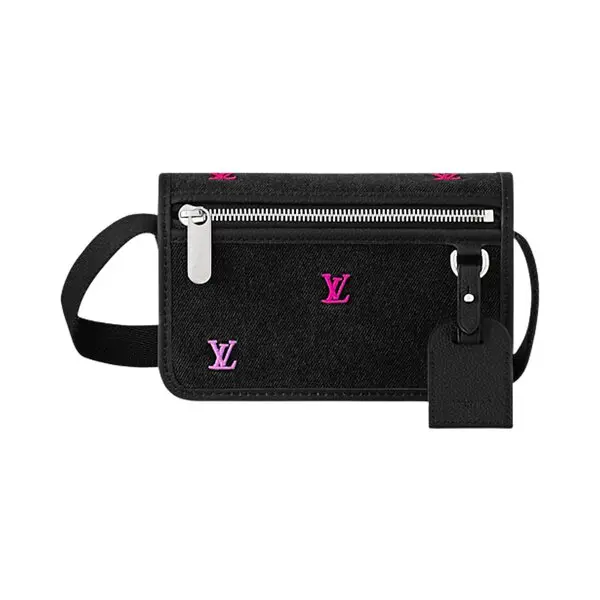 LOUIS VUITTON Bosphore Wearable Wallet 'monogram Herritage Blason Denim