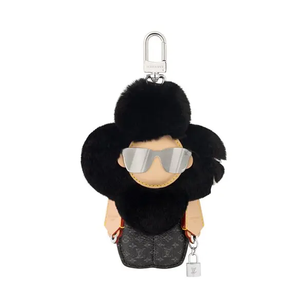 LOUIS VUITTON Vivienne Fashionista Bag Charm - Black