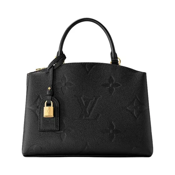 LOUIS VUITTON Petit Palais Monogram Embossed - Black