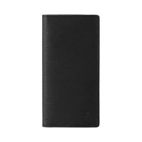LOUIS VUITTON Brazza Wallet Epi Leather - Black