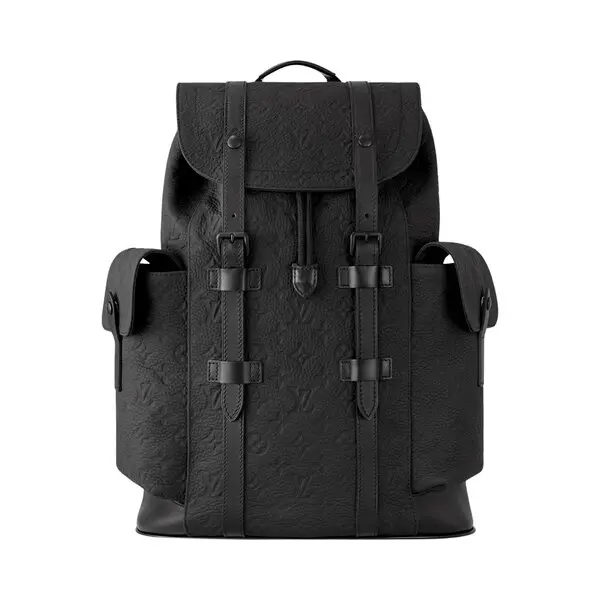 LOUIS VUITTON Christopher Mm Embossed Backpack