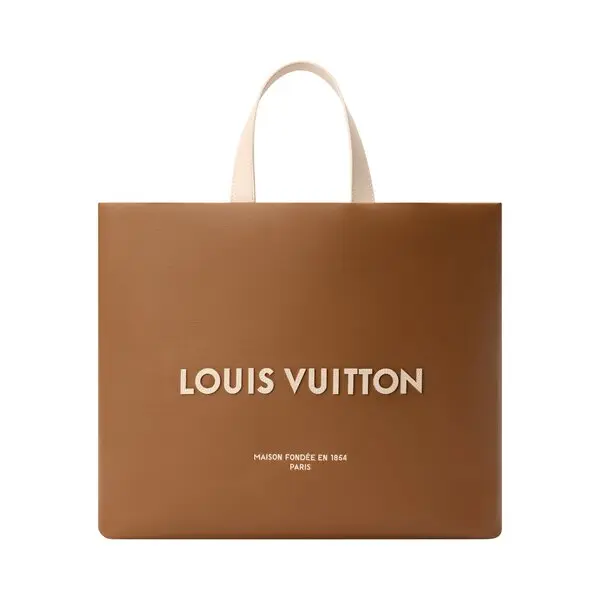 LOUIS VUITTON Shopper Tote Mm - Brown