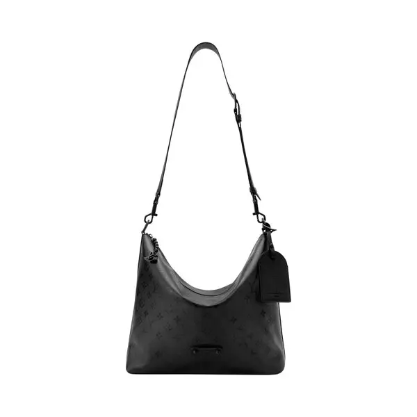LOUIS VUITTON Vagabond Hobo Monogram Midnight Canvas - Black