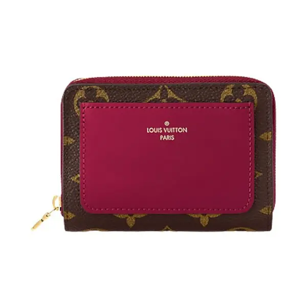 LOUIS VUITTON Lou Wallet Monogram Canvas/fuchsia Pink - Brown