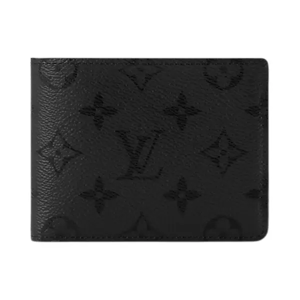 LOUIS VUITTON Multiple Wallet Monogram Midnight Canvas - Black