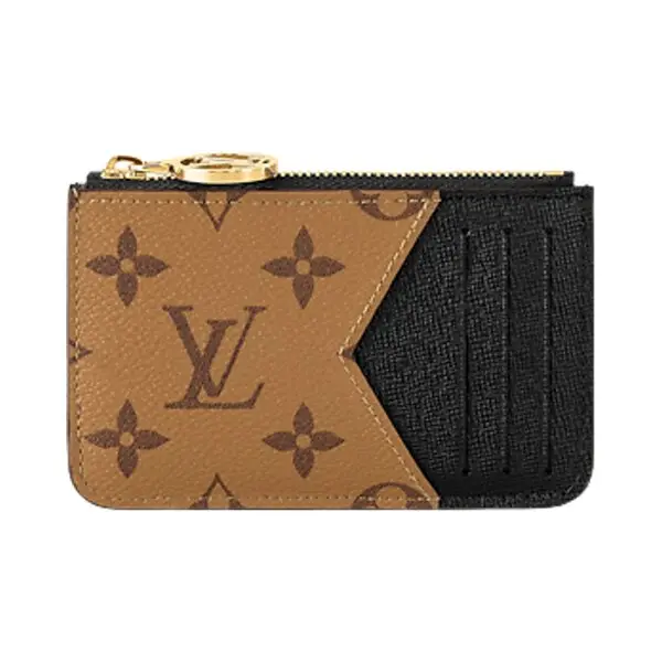LOUIS VUITTON Romy Card Holder Monogram Embossed Empreinte Cowhide Leather - Black