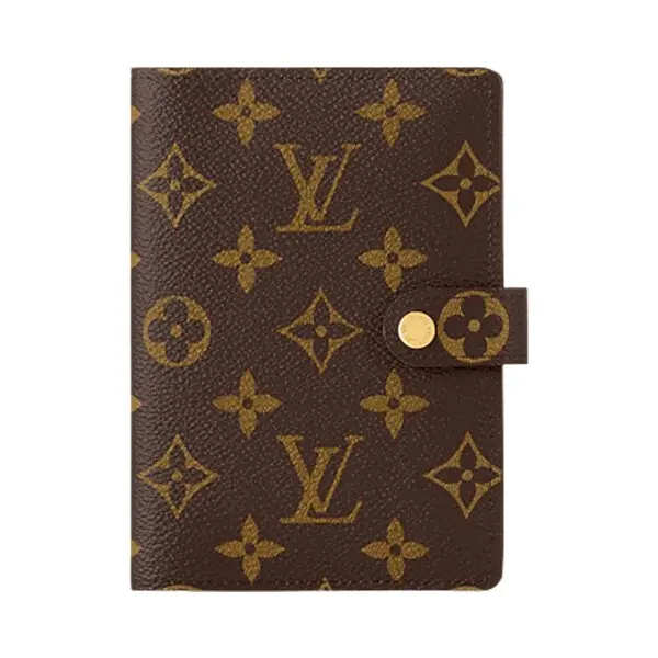 LOUIS VUITTON Small Ring Agenda Cover Monogram Canvas - Brown
